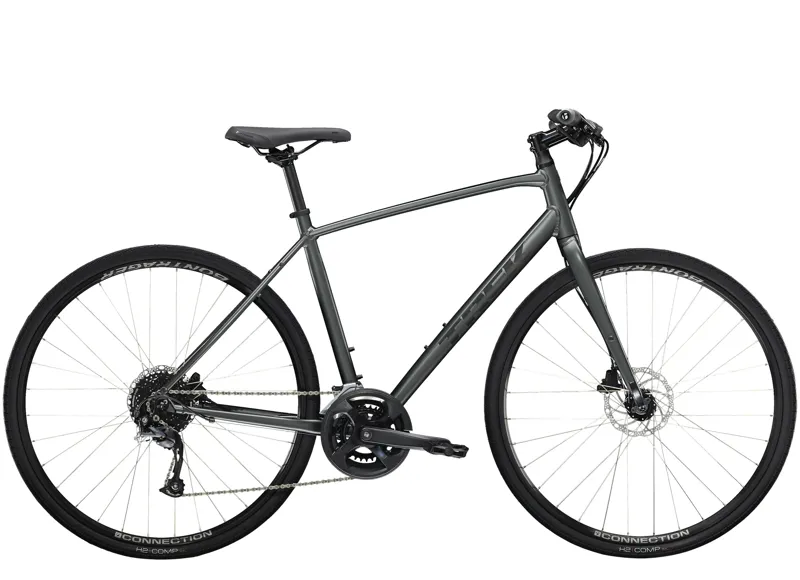 Trek FX 2 Disc Hybrid Bike in Lithium Grey