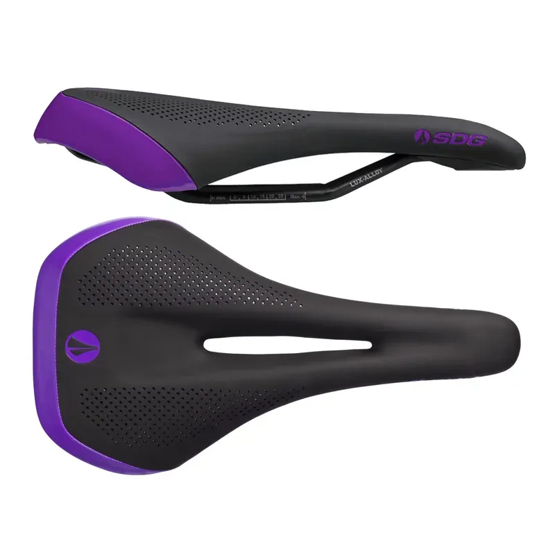 SDG Allure 2.0 Womens Lux Alloy Saddle in Black/Purple