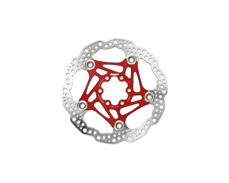 Hope Floating Disc 200mm 6 Bolt Rotor Red