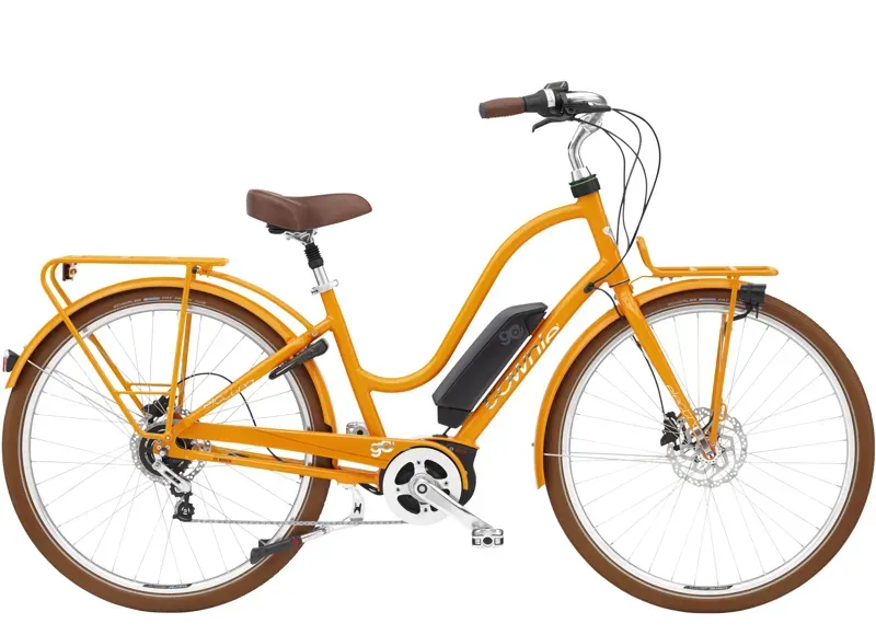 2022 Electra Townie Commute Go 5i Step Thru Med eBike in Orange